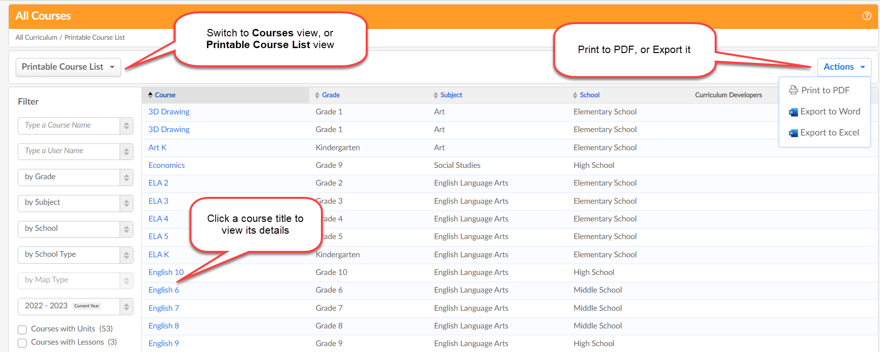 Atlas Reports – Atlas Help Centre